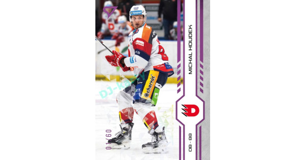 2024/25 Sportzoo ELH 1. serie #024 Michal Houdek Purple Iceberg xx/60
